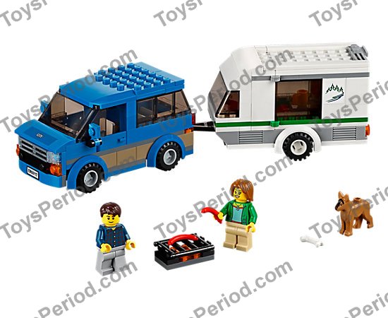 LEGO 60117 Van & Caravan Set Parts List