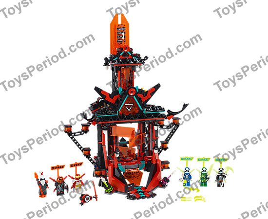 LEGO 71712 Empire Temple of Madness Set Parts List