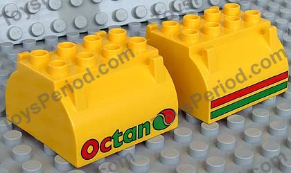 LEGO Sets with Part 59684pb01 Duplo Container Tank Upper Section with ...