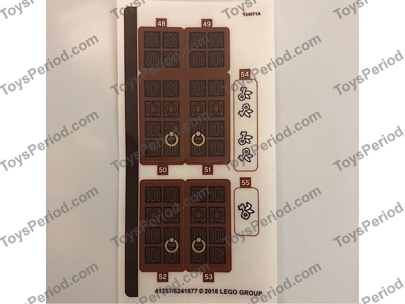 LEGO Sets with Part 71043stk03 Sticker Sheet for Set 71043 - Sheet 3 ...