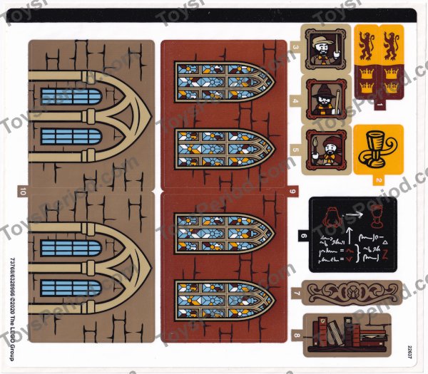 LEGO Sets with Part 76382stk01 Sticker Sheet for Set 76382 - (73768/ ...