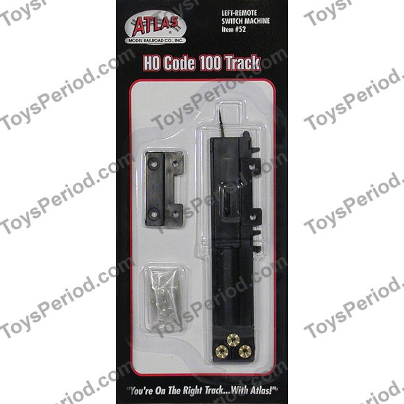 HO Track - Atlas 52 Left Remote Switch Machine HO Snap Track New