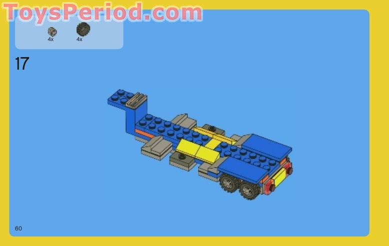 LEGO 5765 Transport Truck Instructions and Parts List