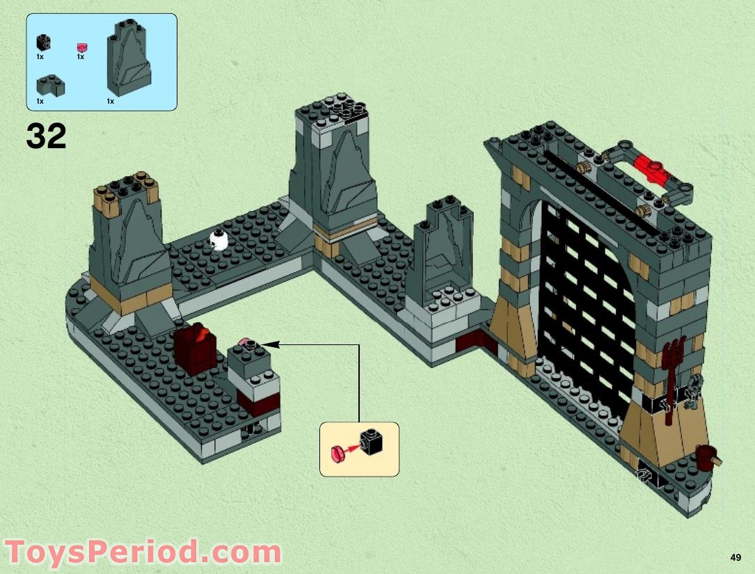 LEGO 75005 Rancor Pit Instructions and Parts List