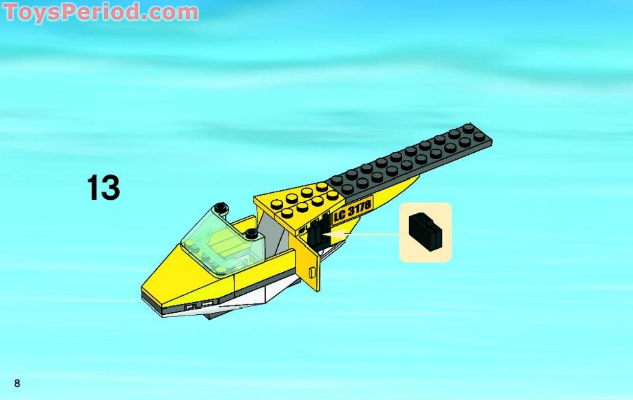 LEGO 3178 Seaplane Instructions and Parts List