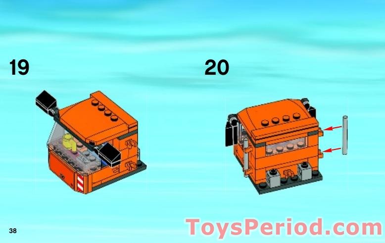LEGO 4434 Tipper Truck Instructions and Parts List