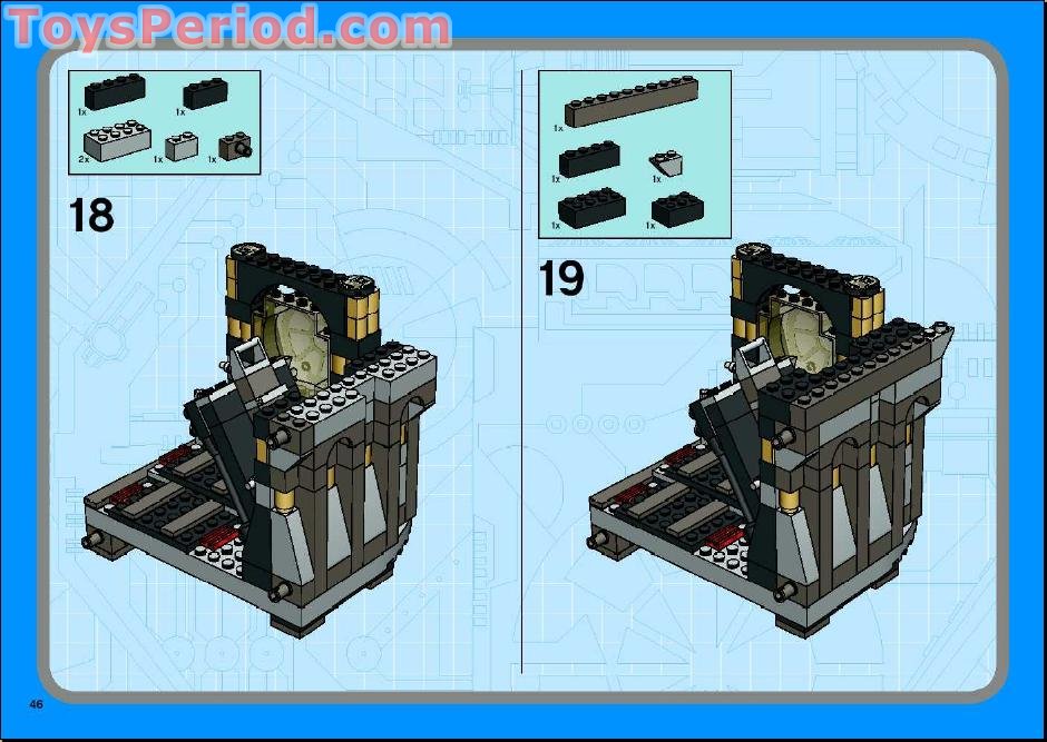 LEGO 10123 Cloud City Instructions and Parts List