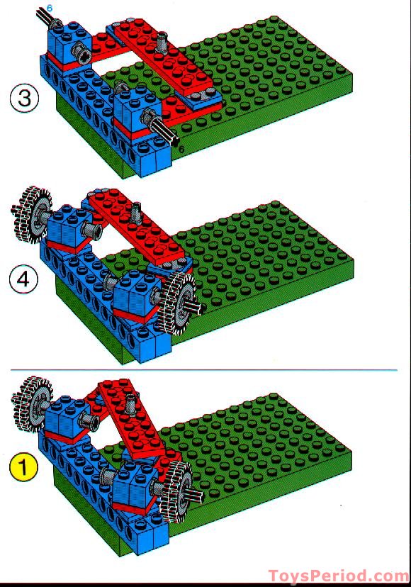 LEGO 1031 Building Instructions for Set 1030 Instructions and Parts List