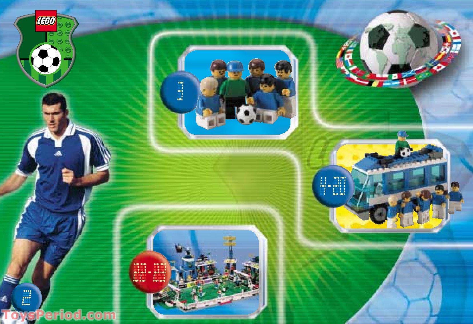 LEGO 3406 Americas Bus Instructions and Parts List