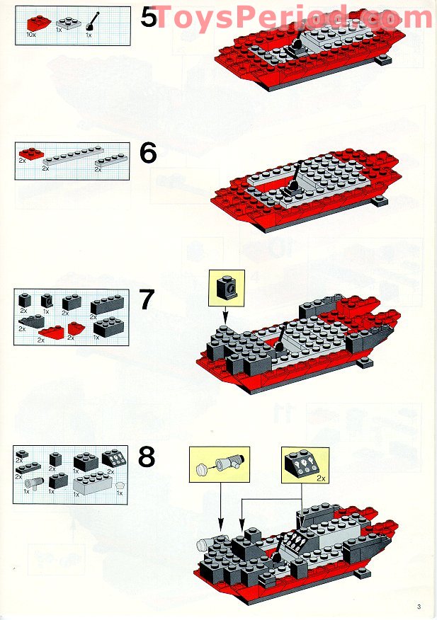 LEGO 5590 Whirl and Wheel Super Truck Instructions and Parts List