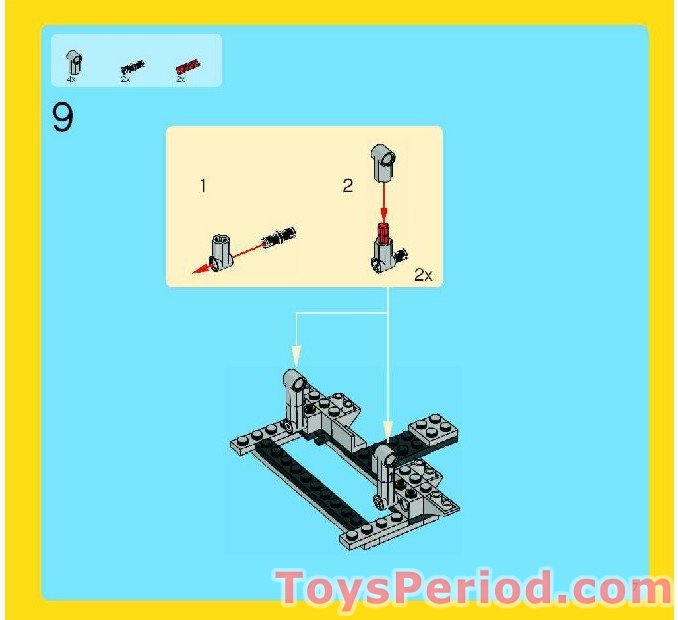 LEGO 6745 Propeller Power Instructions and Parts List