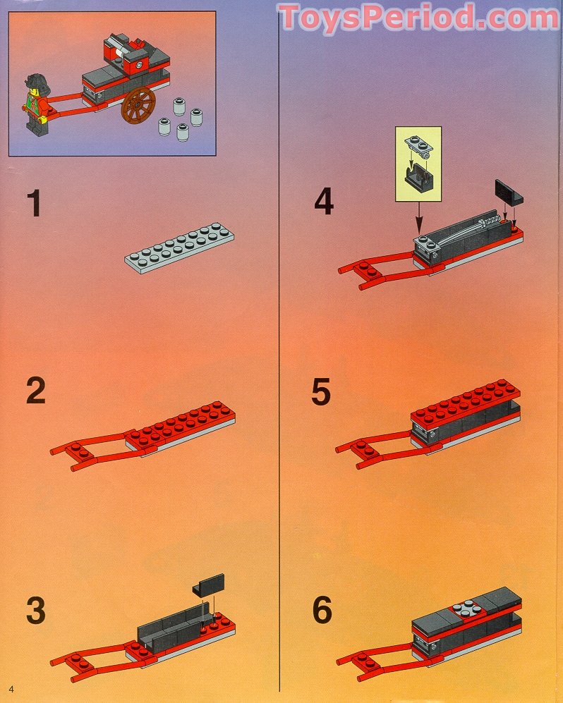LEGO 6088 Robber's Retreat Instructions and Parts List