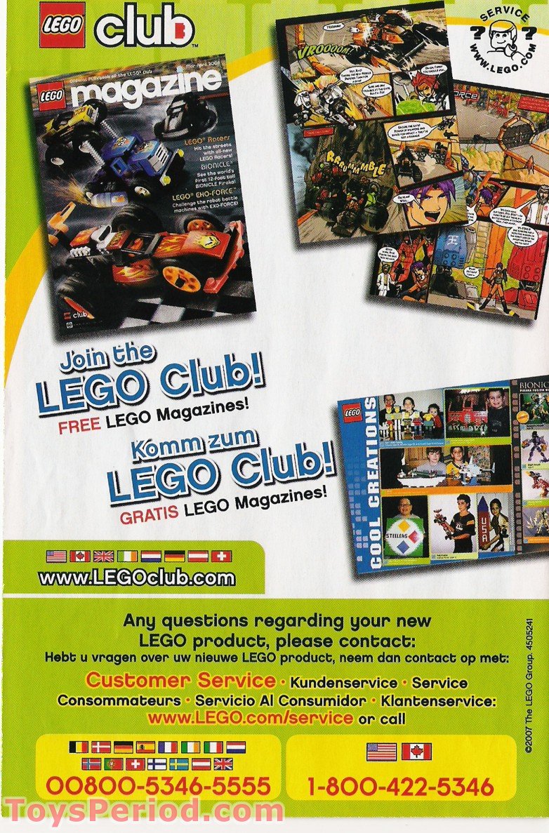 LEGO 6161 LEGO Brick Box Instructions and Parts List