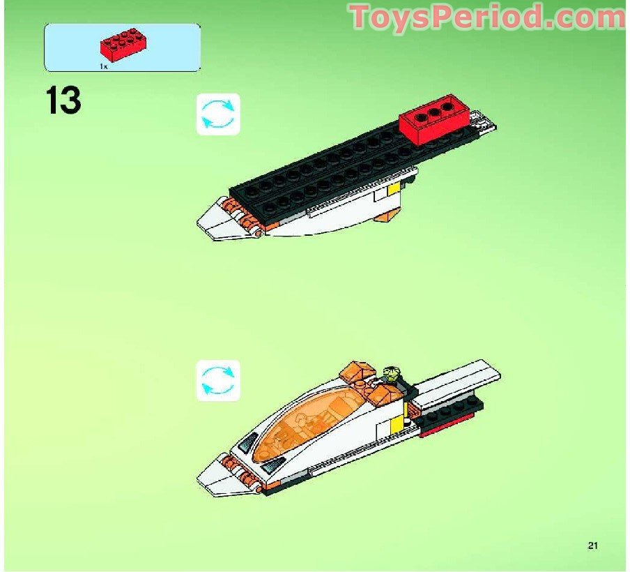LEGO 7647 MX-41 Switch Fighter Instructions and Parts List