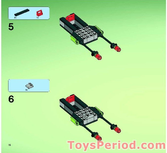 LEGO 7644 MX-81 Hypersonic Operations Aircraft Instructions and Parts List