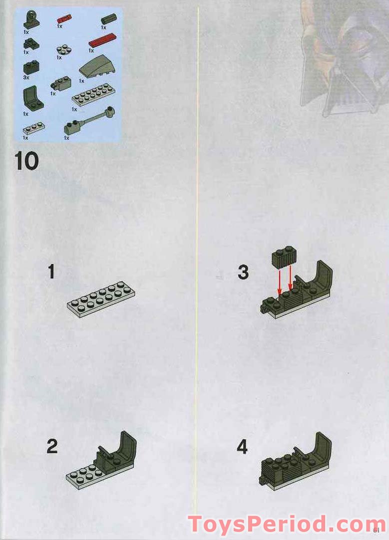 LEGO 7671 AT-AP Walker Instructions and Parts List
