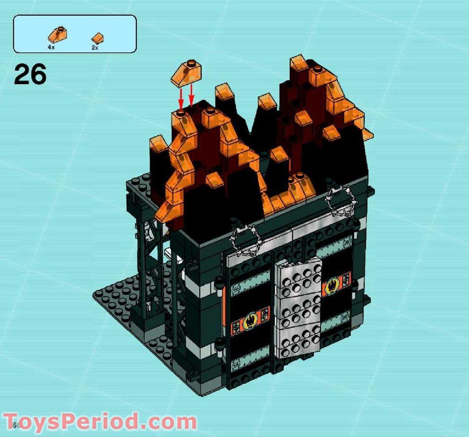 LEGO 8637 Mission 8: Volcano Base Set Parts Inventory and Instructions ...