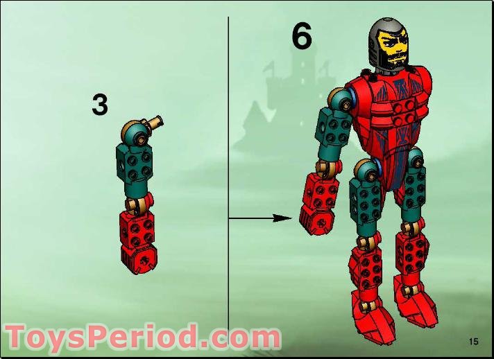 LEGO 8785-1 Santis (USA Version with 3 Cards) Instructions and Parts List