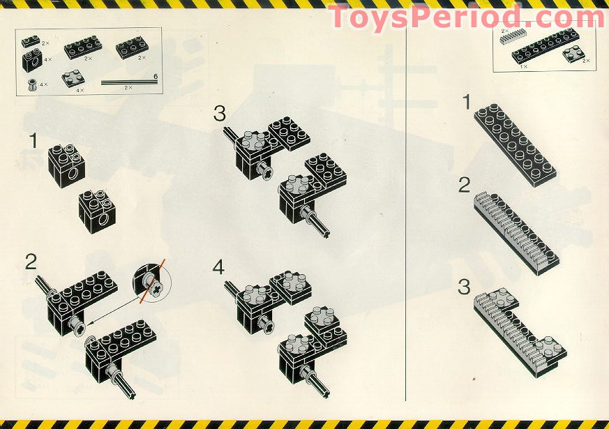 LEGO 8860 Auto Chassis Instructions and Parts List