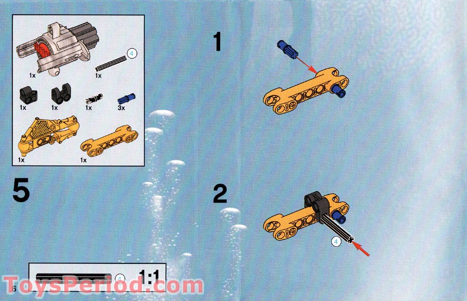 LEGO 8912 Toa Mahri Hewkii Instructions and Parts List