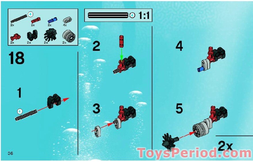 LEGO 8939 Lesovikk Instructions and Parts List
