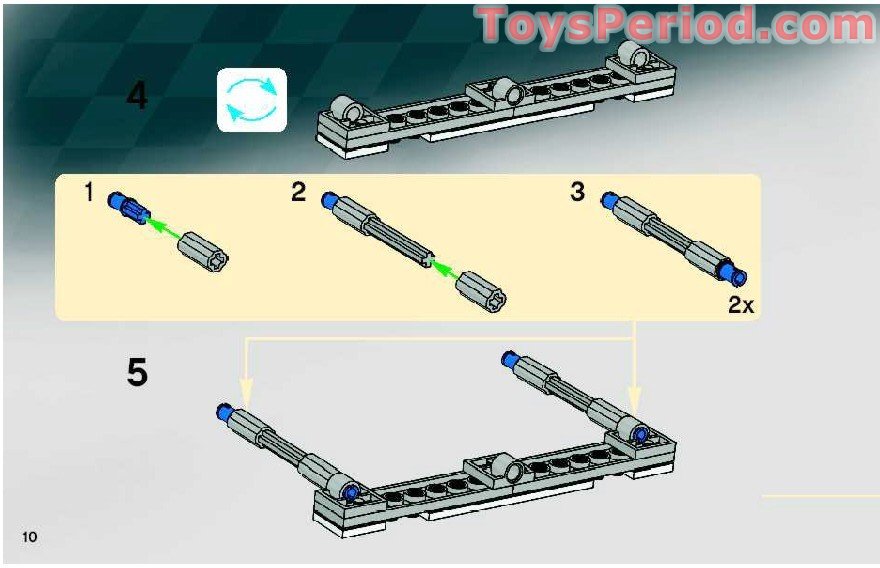 LEGO 8123 Ferrari F1 Racers Instructions and Parts List