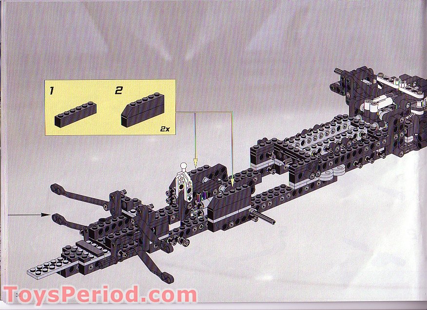 LEGO 8461 Williams F1 Team Racer Instructions and Parts List