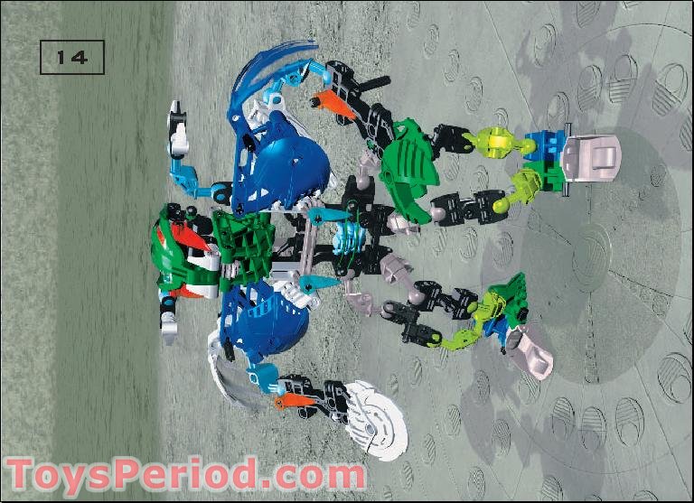 LEGO 8565 Kohrak Instructions and Parts List