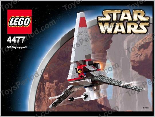 LEGO 4477 T-16 Skyhopper Instructions and Parts List