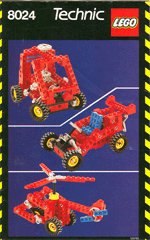 LEGO 8024 Universal Building Set Instructions and Parts List