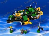 LEGO 6180 Hydro Search Sub Instructions and Parts List