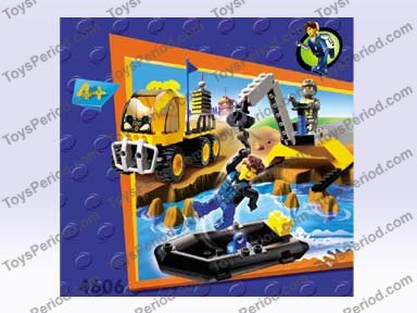 LEGO 4606 Aqua Res-Q Transport Set Parts List