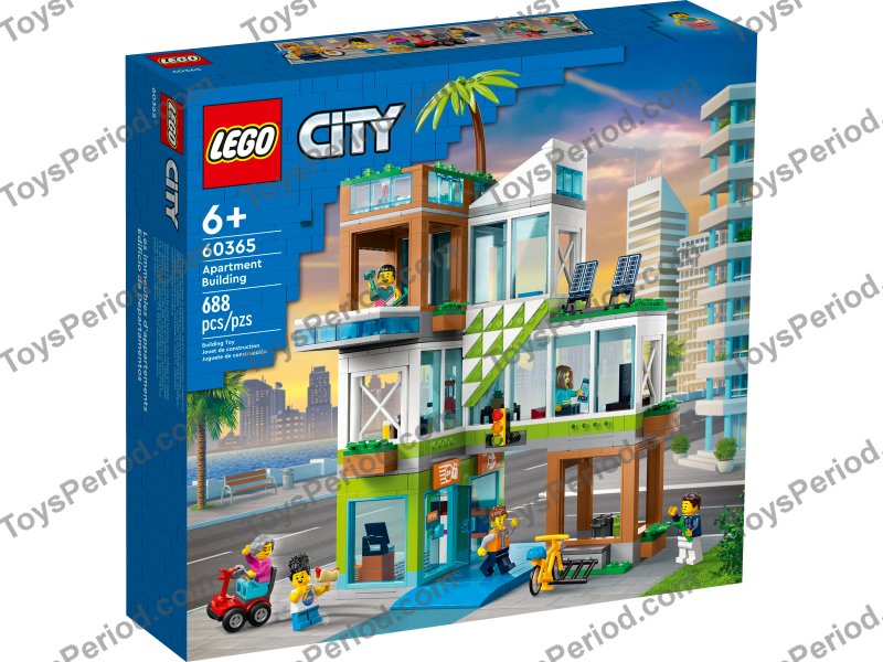 LEGO 60365 Apartment Building Set Parts List