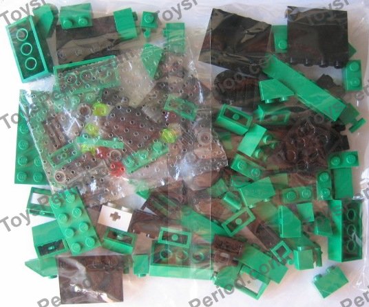 LEGO 3744 My Own Train - Green Trim Kit Set Parts List