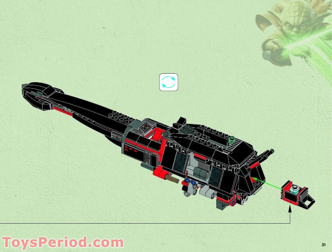 LEGO 75018 Jek-14's Stealth Starfighter Instructions and Parts List