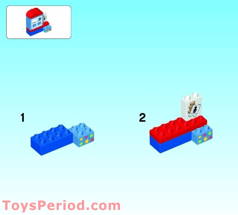 LEGO 10504 My First Circus Instructions and Parts List