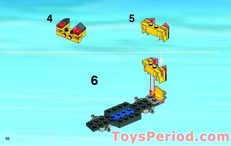 LEGO 4435 Car and Caravan Instructions and Parts List