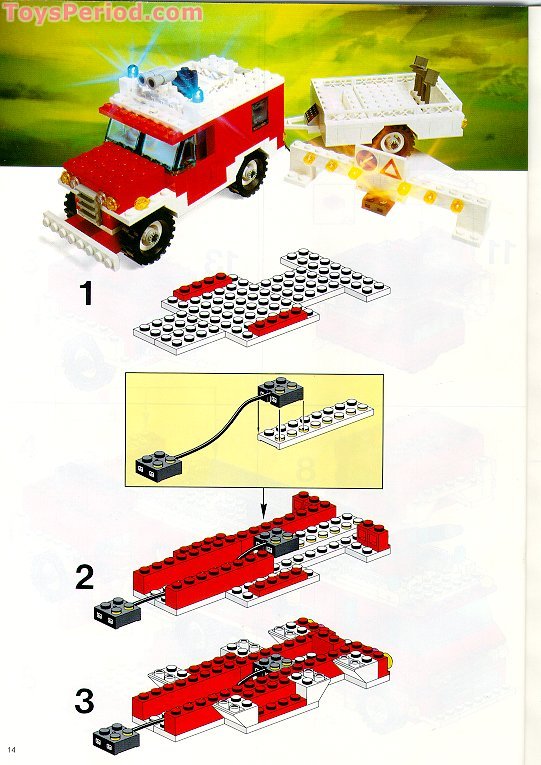 LEGO 735 Basic Building Set with Electric System, 7 Plus Instructions ...