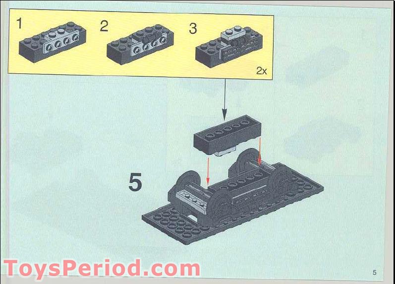 LEGO 3740 My Own Train - Small Engine Instructions and Parts List