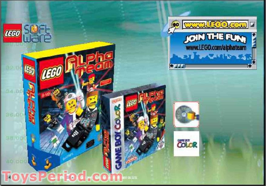 LEGO 4794 Alpha Team Command Sub Instructions and Parts List