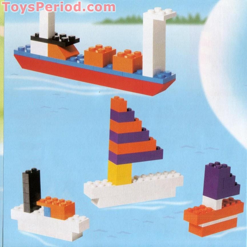 LEGO 4106 Large Red Bucket Instructions and Parts List