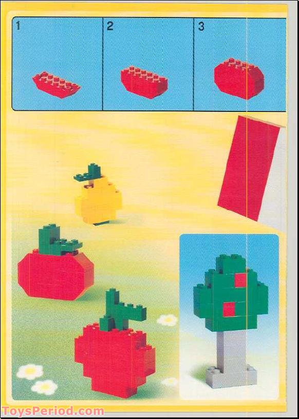 LEGO 4278 Blue Tub Instructions and Parts List