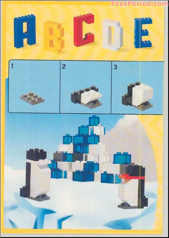 LEGO 4278 Blue Tub Instructions and Parts List
