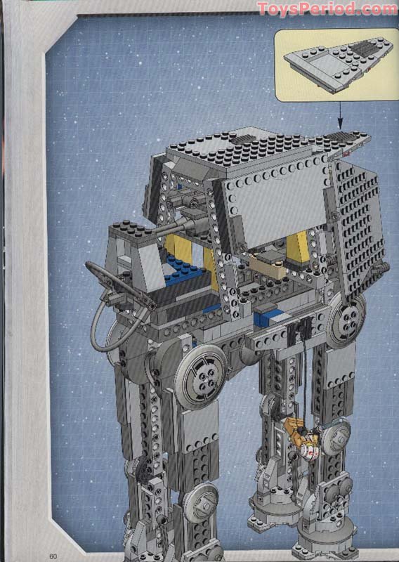LEGO 4483-2 AT-AT, Blue Box Instructions and Parts List