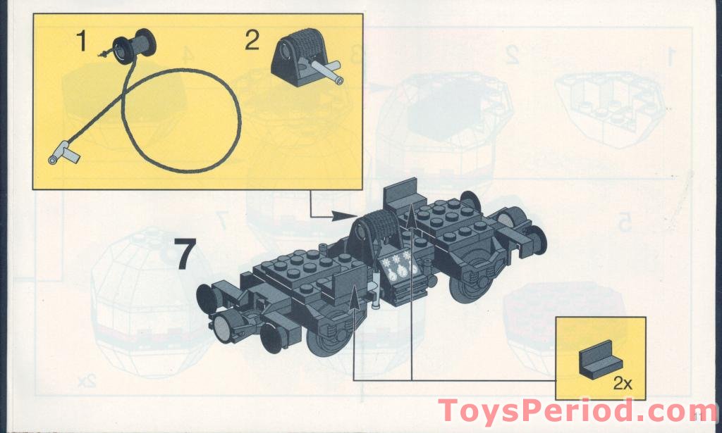 LEGO 4537 Octan Twin Tank Rail Transport Instructions and Parts List