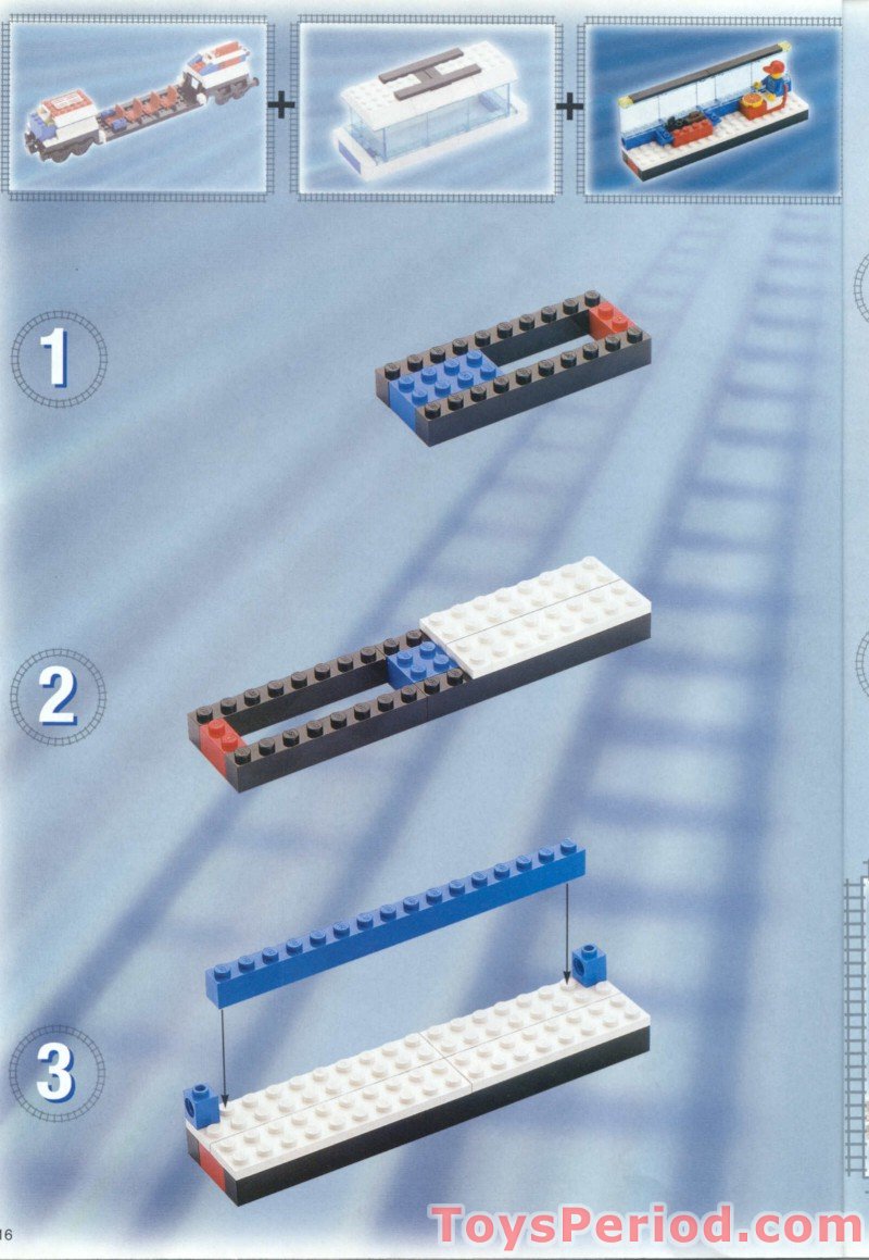 LEGO 4560 Railway Express Instructions and Parts List