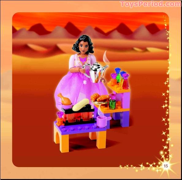 LEGO 5857 Safran's Amazing Bazaar Instructions and Parts List