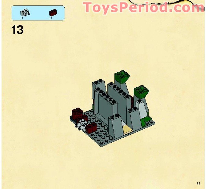 LEGO 6253 Shipwreck Hideout Instructions and Parts List