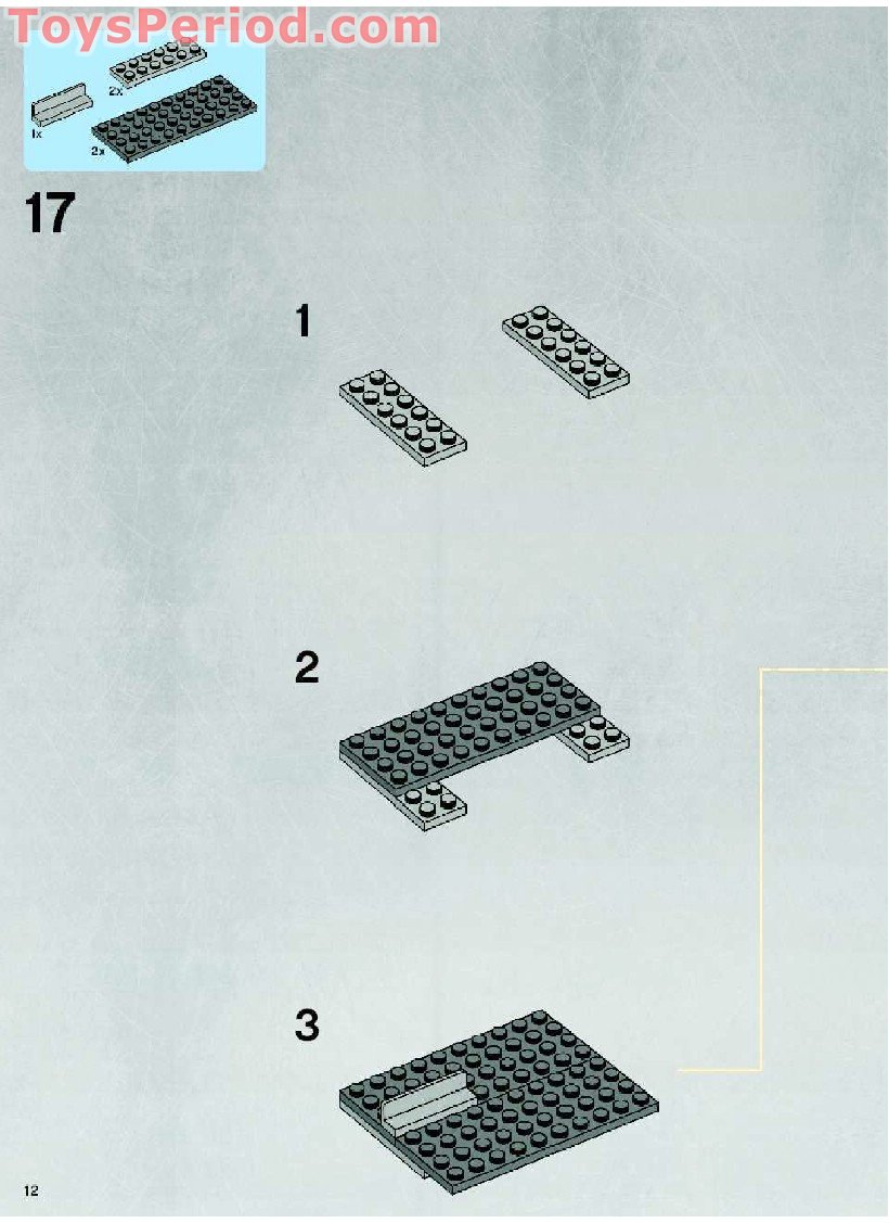 LEGO 7680 The Twilight Instructions and Parts List