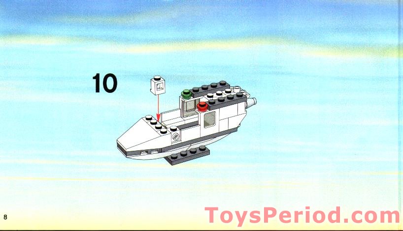 LEGO 7237-1 Police Station - with Light-Up Minifig Instructions and ...